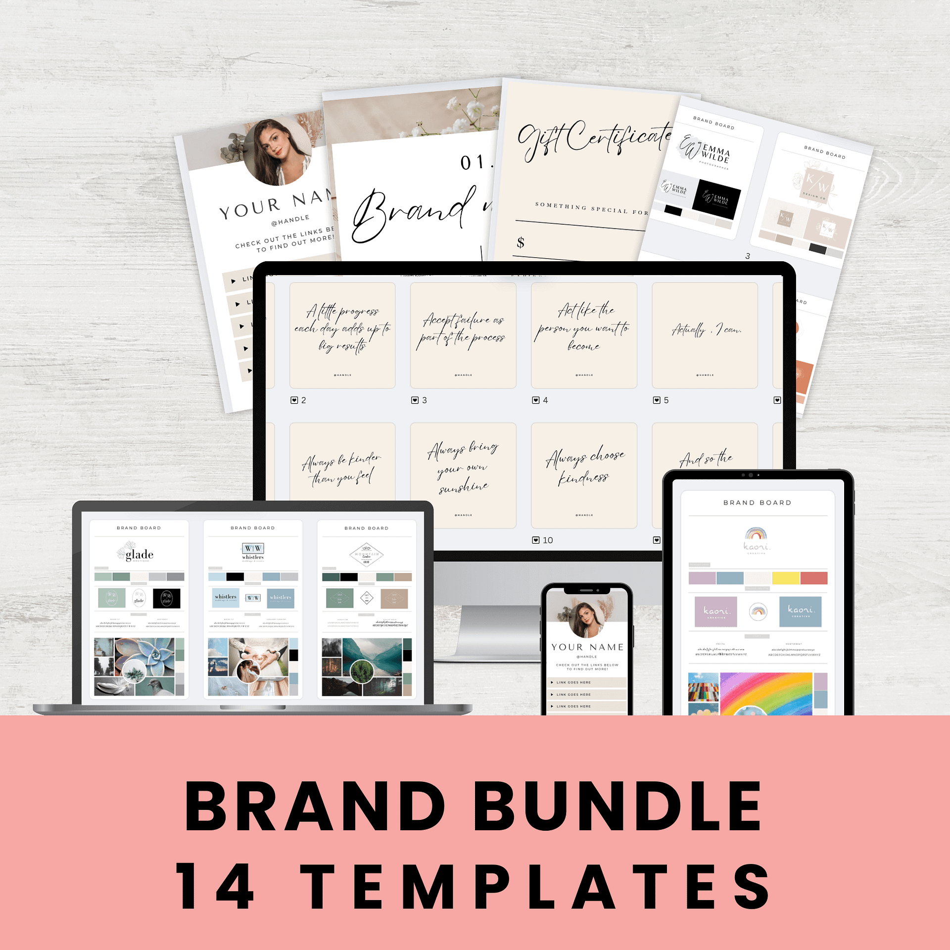Brand Bundle – 14 Templates • Nash Cajee