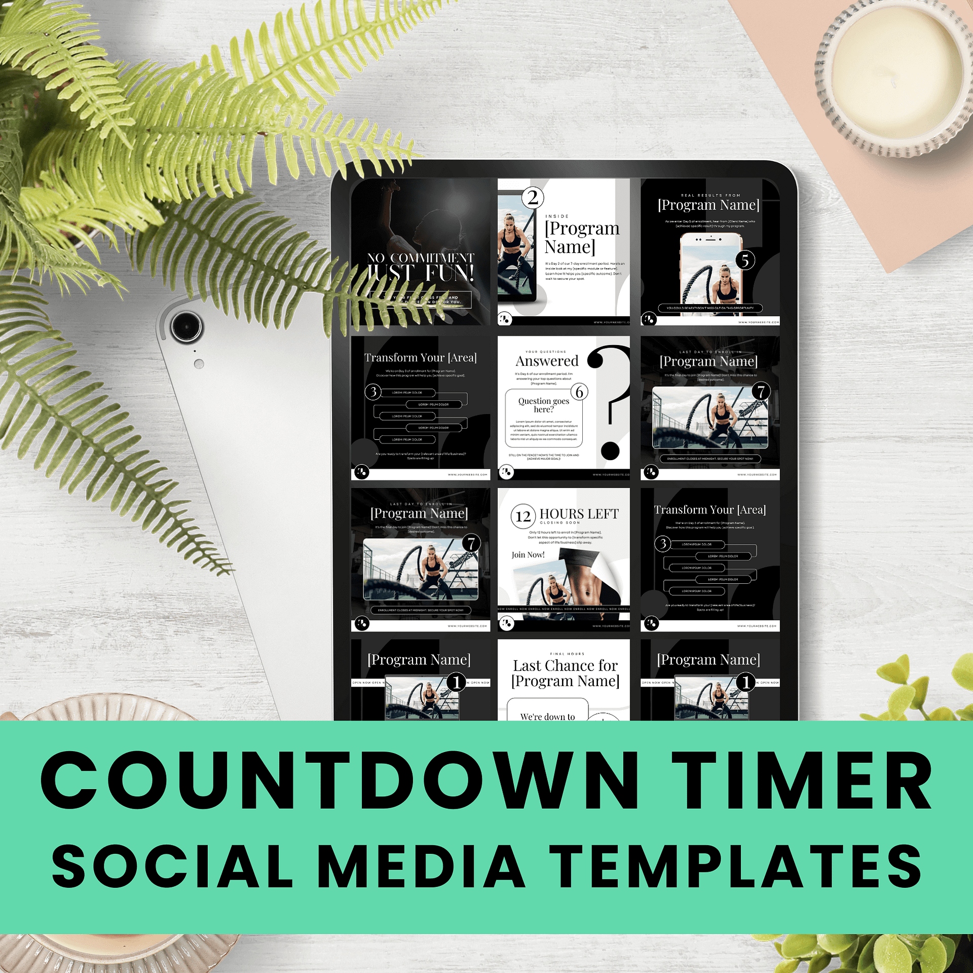 Countdown Timer Social Media Templates • Nash Cajee